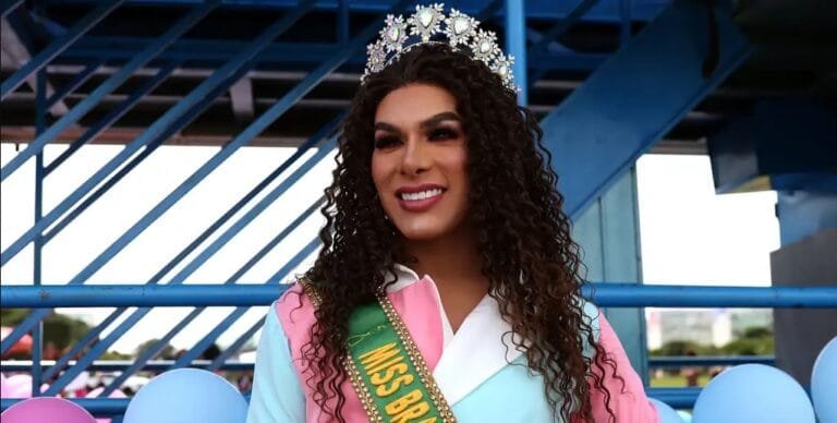 Laynna Souza, Miss Brasil Diversidade, na 1ª Marsha Nacional pela ...
