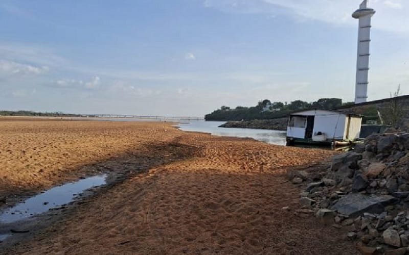 Principal rio de Roraima apresenta a segunda vazante da história ...